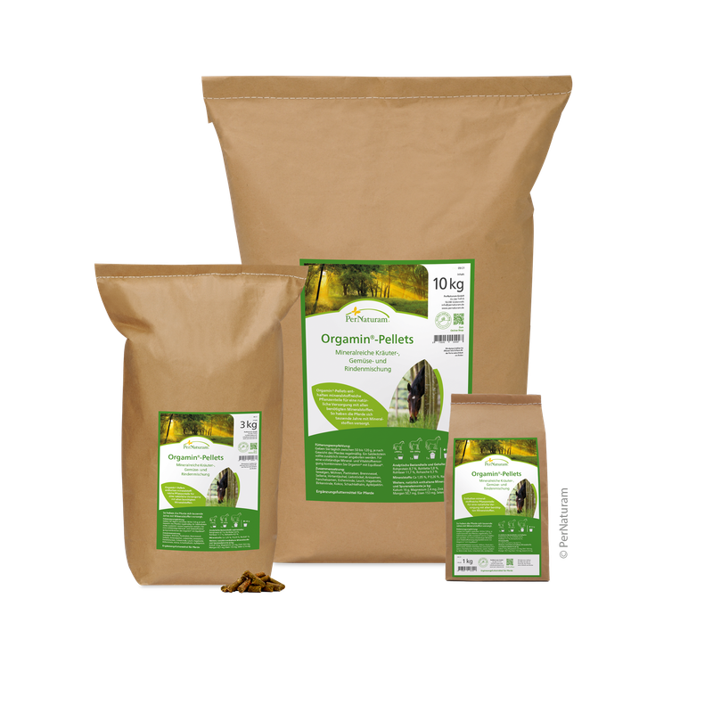 Raufutter, Kraftfutter, Mineralfutter für Pferde