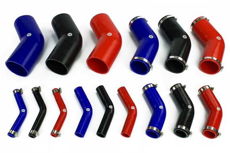 Silicone 45 Degree Elbow Hose Couplers