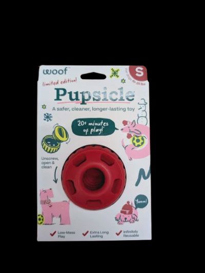 Woof Pupsicle Small - Limited Edition Red Dog Toy