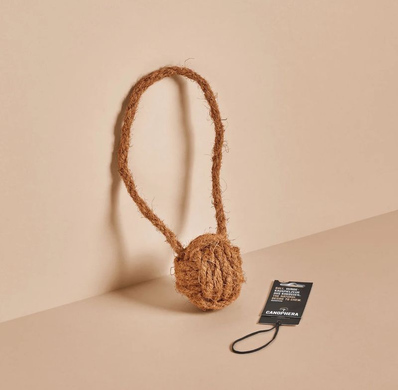 Canophera Small Coconut Rope Ball for Dogs