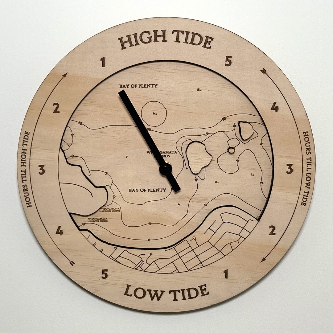 Coastal Tide Clocks – Designer of wooden tidal clocks for New Zealand