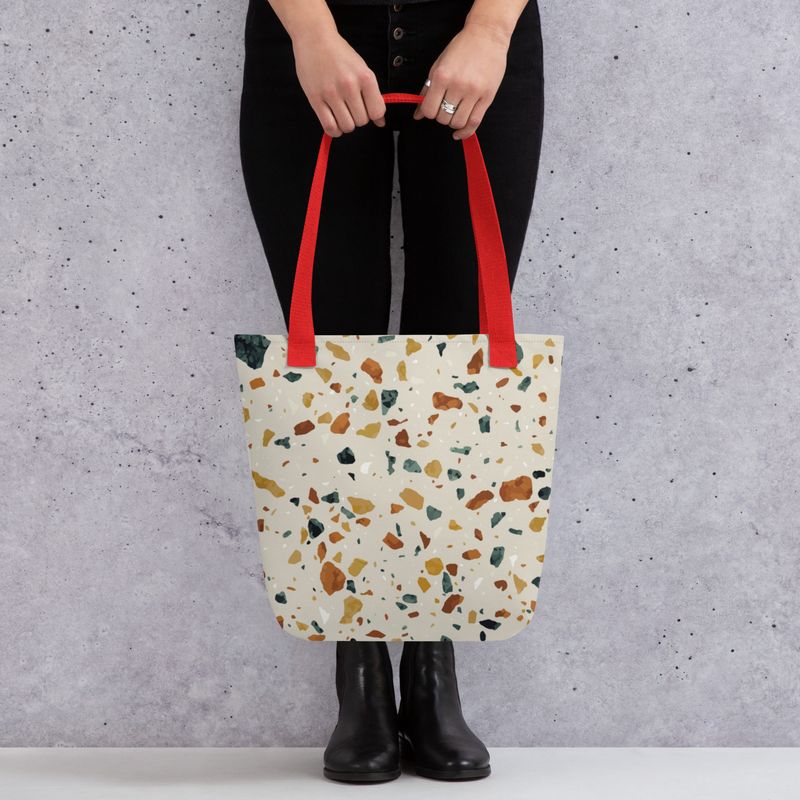 Rock Pattern Tote Bag