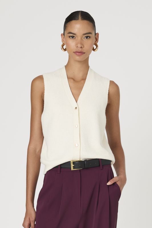 Vhari Button Down Vest