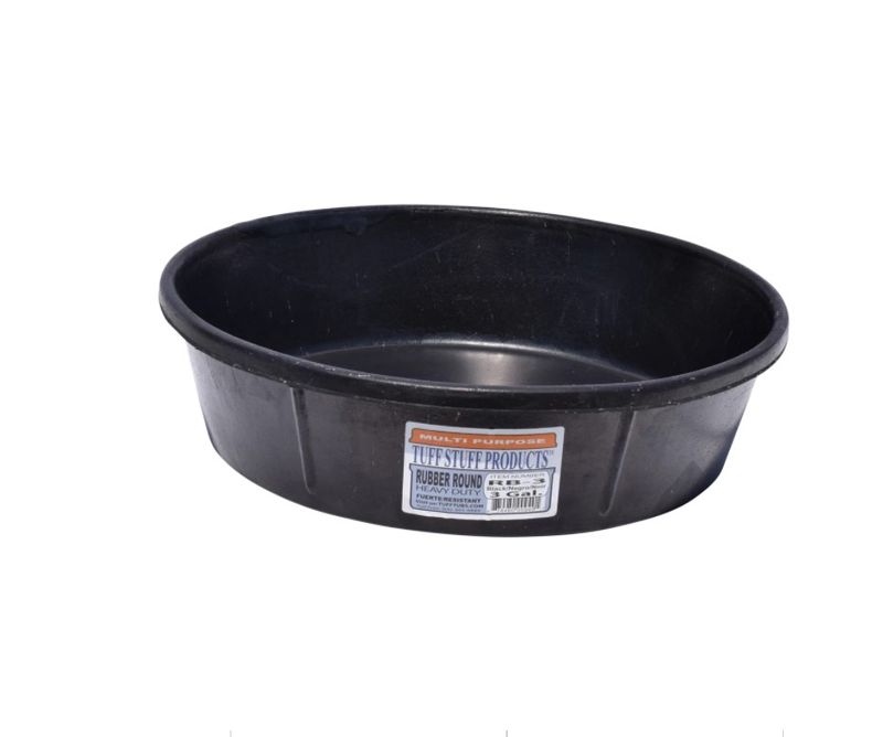 Tuff Stuff Round Rubber Feed Pan 3 GAL