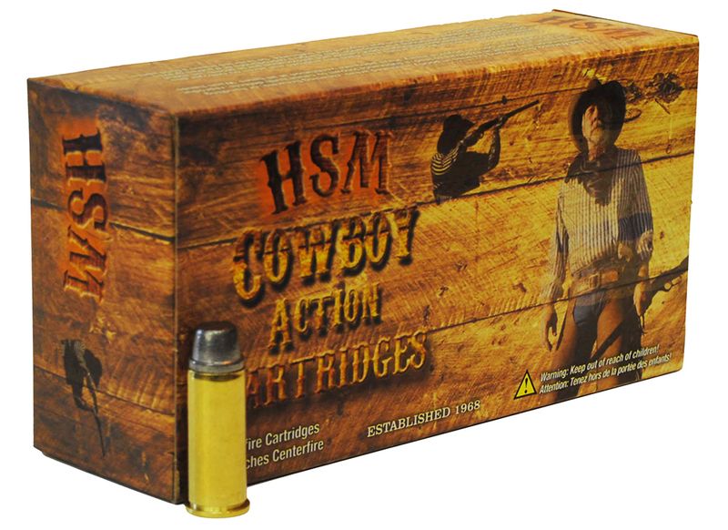 HSM 38551N Cowboy Action 38-55 Win 240 gr Round Nose Flat Point 20 Per ...