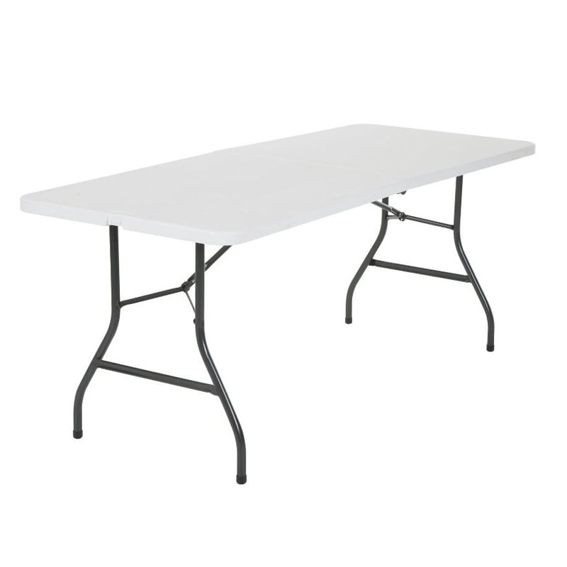 Cosco 6 foot centerfold folding table, white - On Sale - In Prattville ...