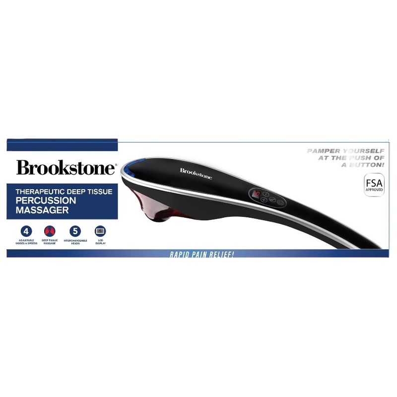 Brookstone Heating Percussion Body Massager