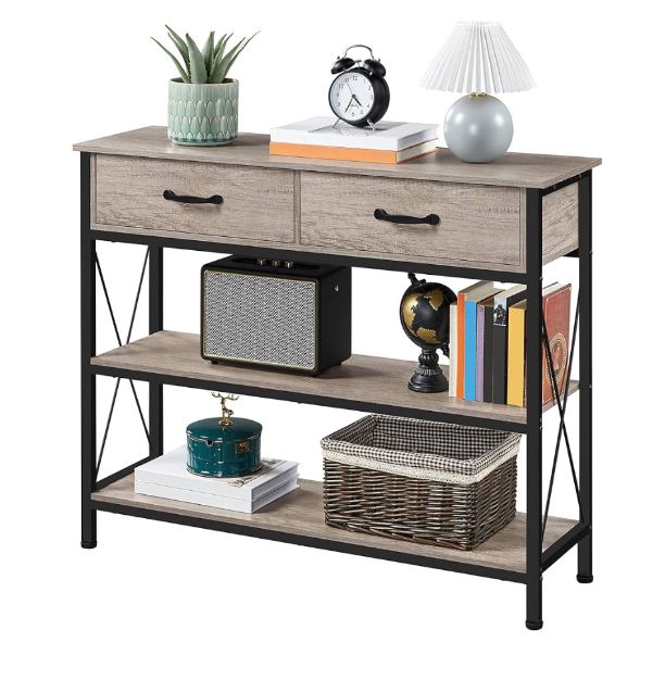 2 drawer console table