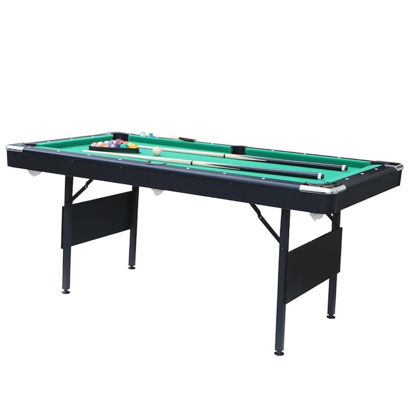 6ft Folding Pool Table Set