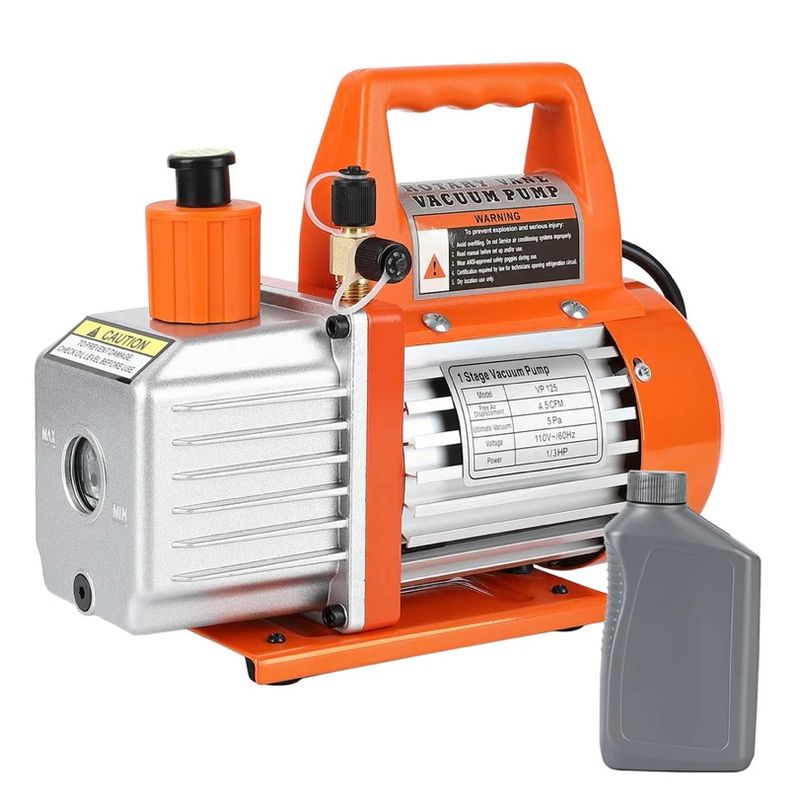 4.5cfm/3hp Single Stage Rotary Vane Vacuum Pump