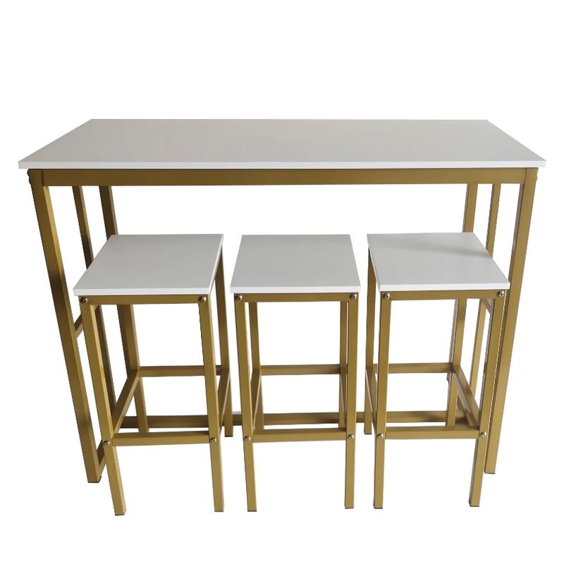 4 Piece Gold Dining Set