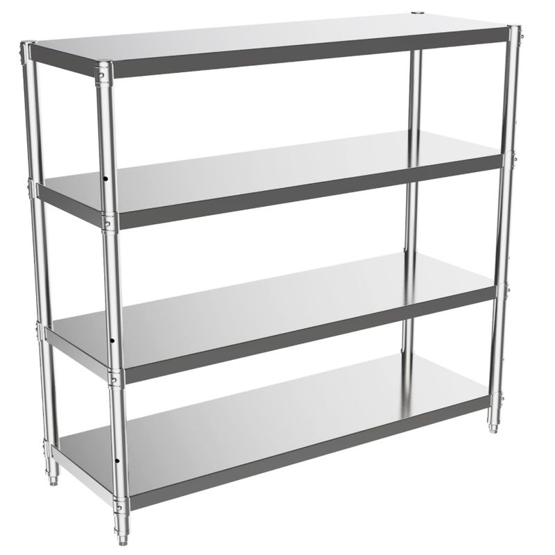 4 Tier Stainless Steel Shelf