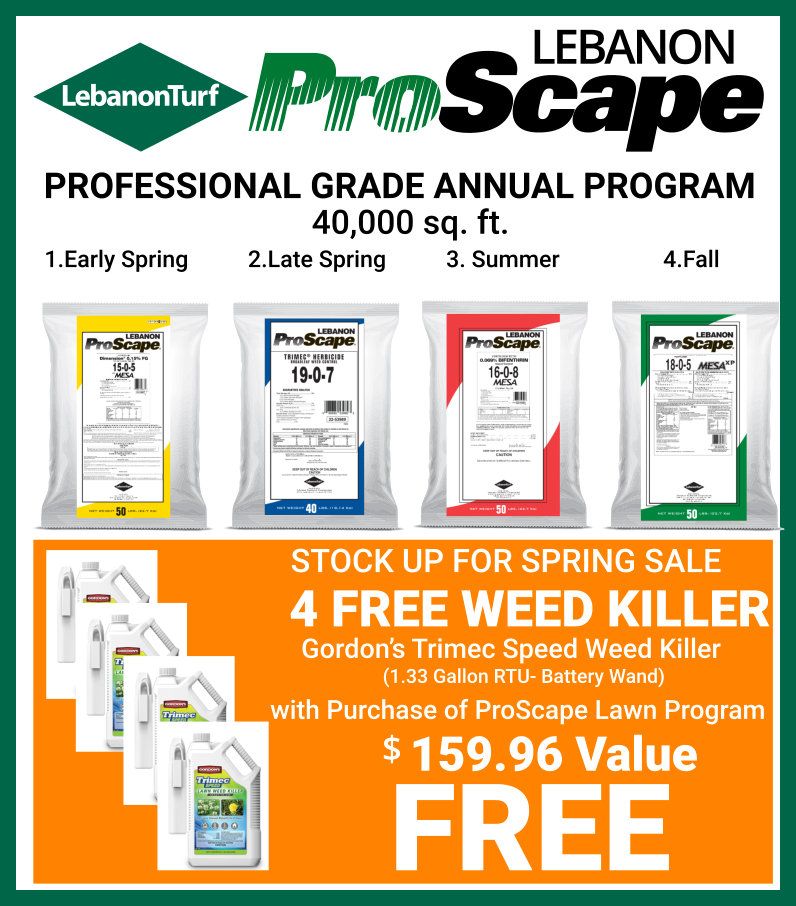 Lebanon ProScape 4 Application Professional Grade Annual Lawn Program ...