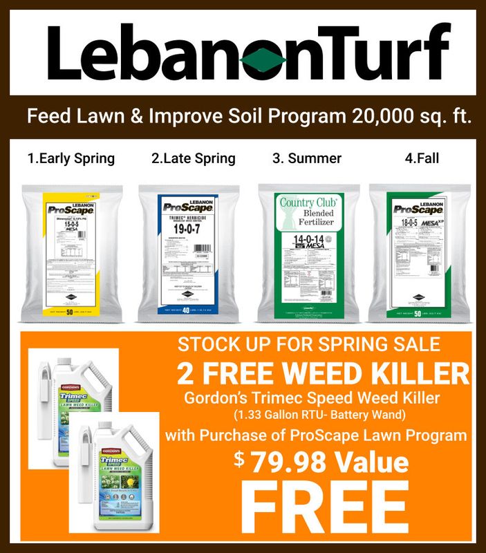 Lebanon Turf Feed & Improve Soil Annual Lawn Program 20,000 s. ft