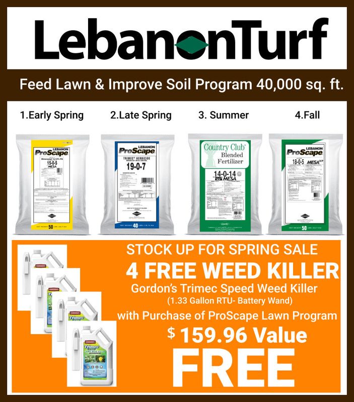 Lebanon Turf Feed & Improve Soil Annual Lawn Program 40,000 sq. ft