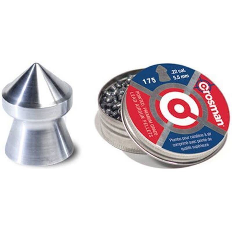 CROSMAN PREMIER POINTED 22 CAL 175RD PELLETS