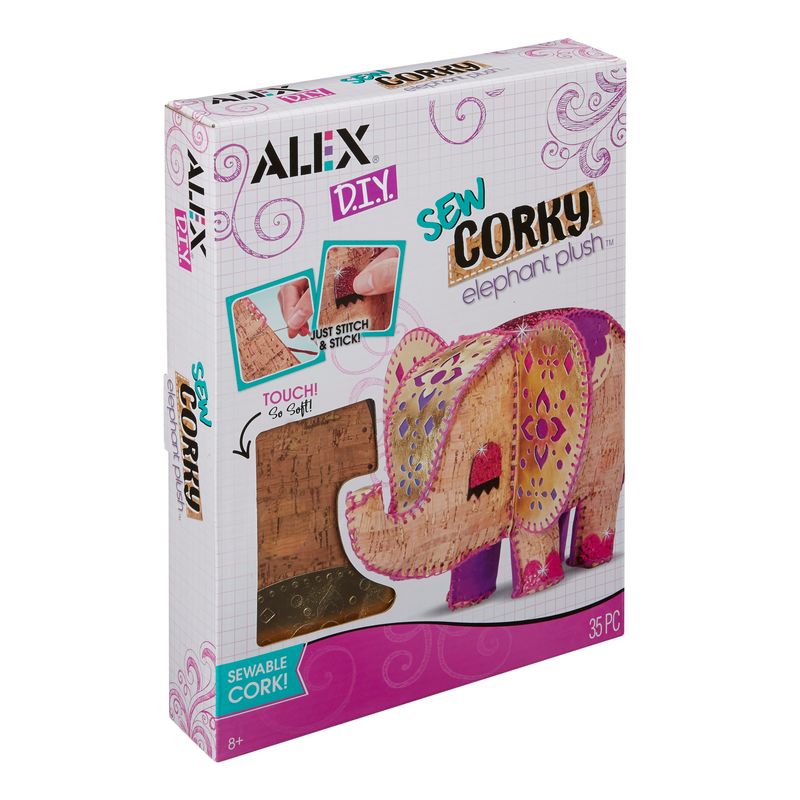 Alex Sew Corky Elephant Plush 650015-1