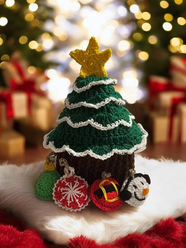 Christmas tree candy bowl