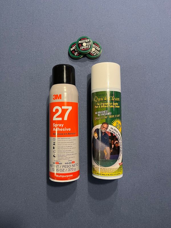 Billiards pool table supplies