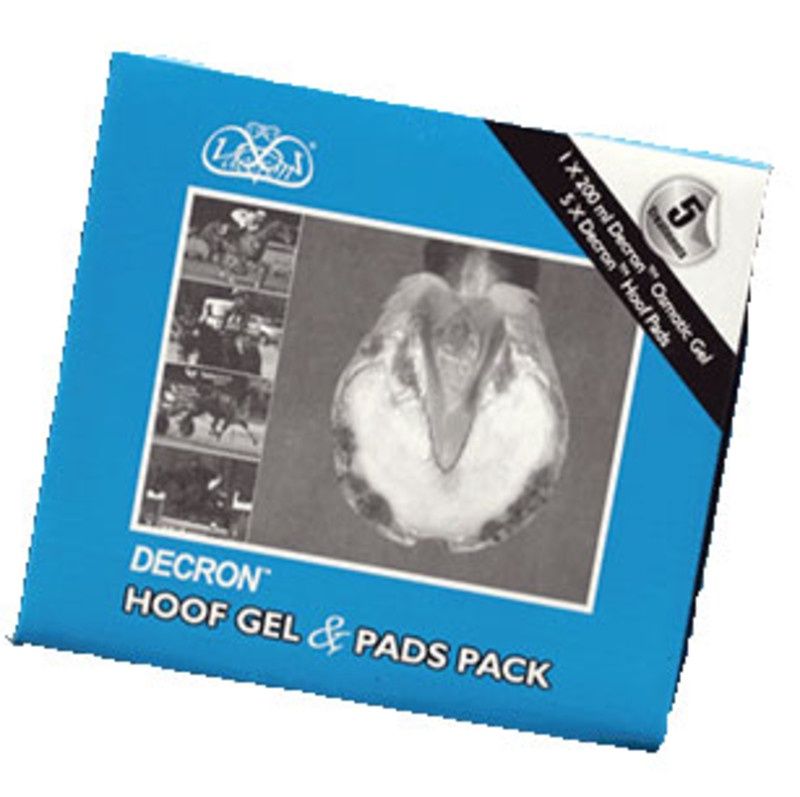 Decron Hoof gel & pad pack (contains 5)
