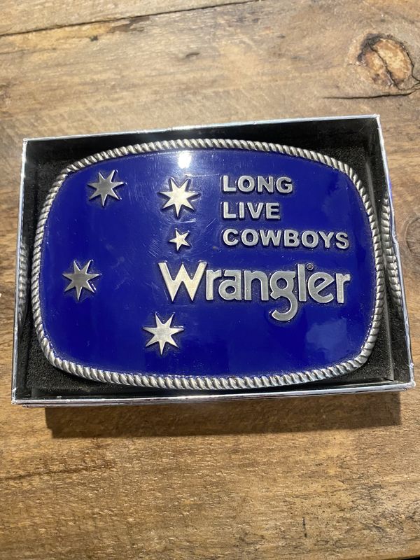 Wrangler LLC Blue Belt Buckle