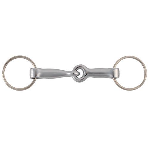 Snaffle Bit Key Ring Silver