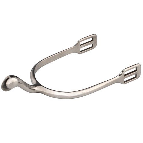 Swan Neck Dressage Spurs w/Disc Rowels