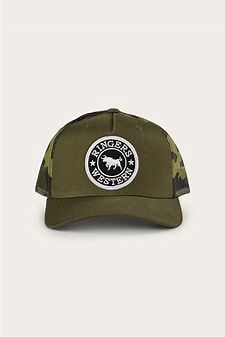 Signature Bull Green & Camo Cap
