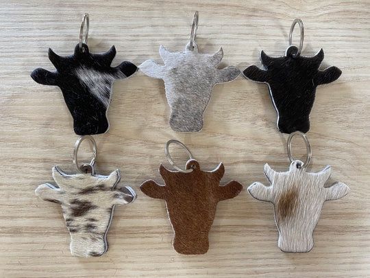 Cowhide Key Ring