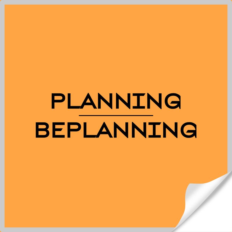 Planning / Beplanning
