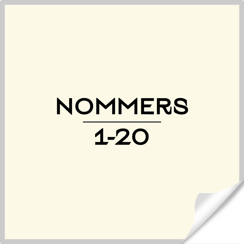 Nommers 1-20