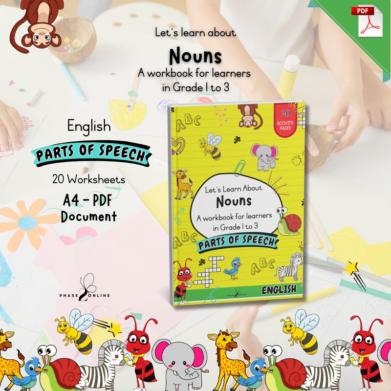 Nouns Workbook – Grade 1 to 3 Language Practice