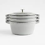 Staub Stackable Graphite Cooking Set