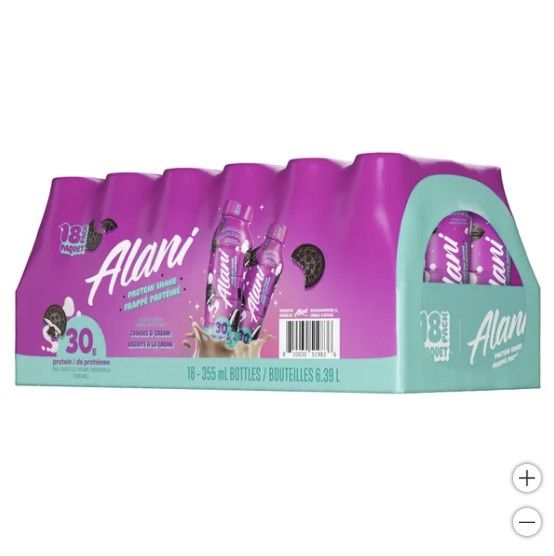 Alani Protein Shake Cookies N Cream, 18 x 355 mL