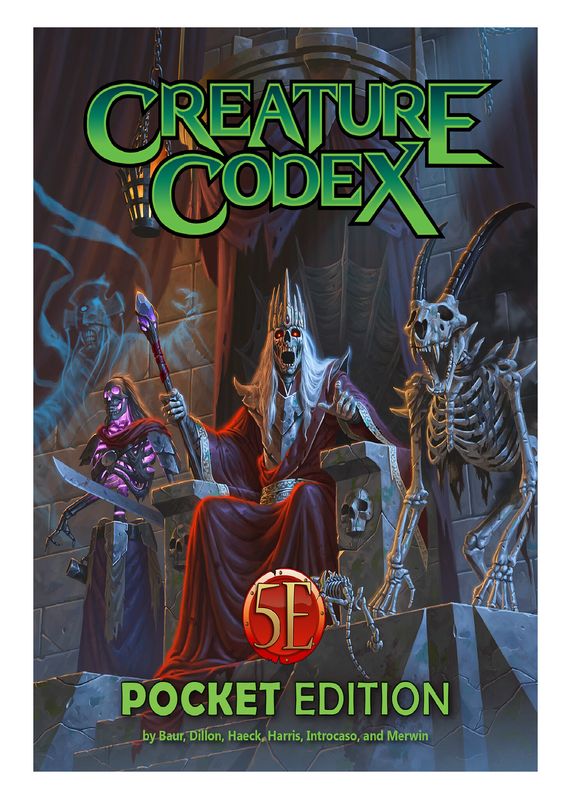 Dungeons and Dragons RPG: Creature Codex Pocket Edition