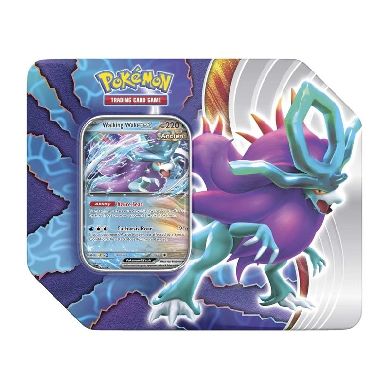 Pokémon TCG: Paradox Clash Tin (Walking Wake ex)