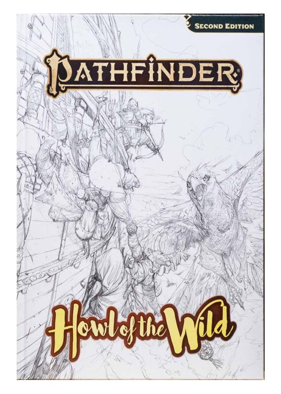 Pathfinder 2E: Howl of the Wild Sketch Cover Edition