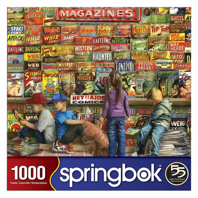 Puzzle: Comic Book Heaven 1000 Piece Jigsaw Puzzle