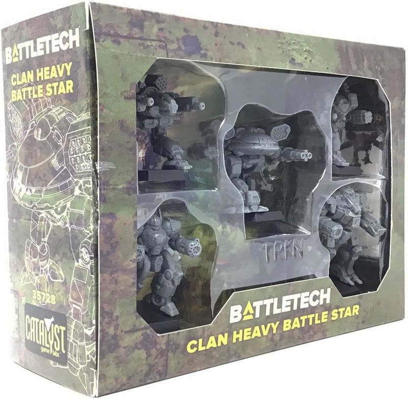 BattleTech: Clan Heavy Battle Star Pack