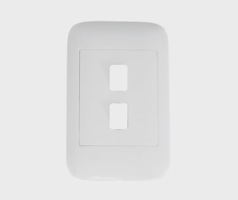 Onesto 2 Lever Grid Plate Only 4x2