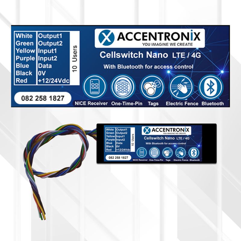 Accentronix Nano 10-USER GSM Unit LTE/4G