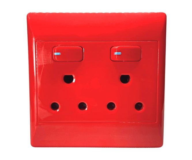 S-TEC Socket Dedicated 2x16A 4x4 (RED)