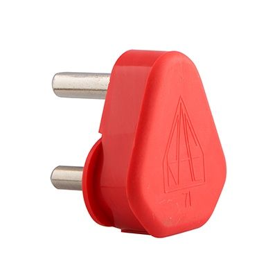 Plug Top Dedicated Red 16A 3 Pin Solid Pin