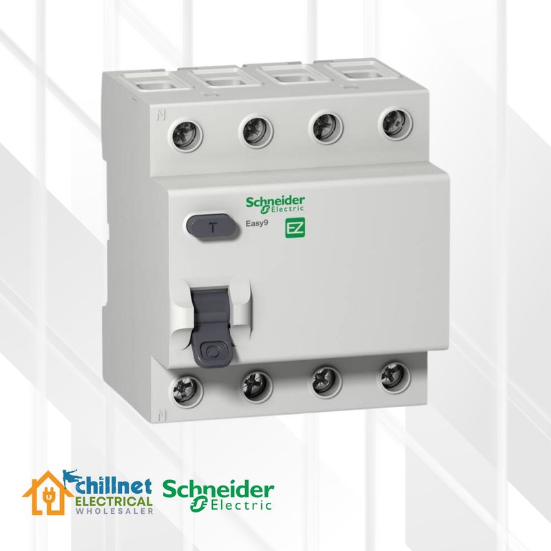 Schneider Earth Leakage EZ9 4P 63A 30mA