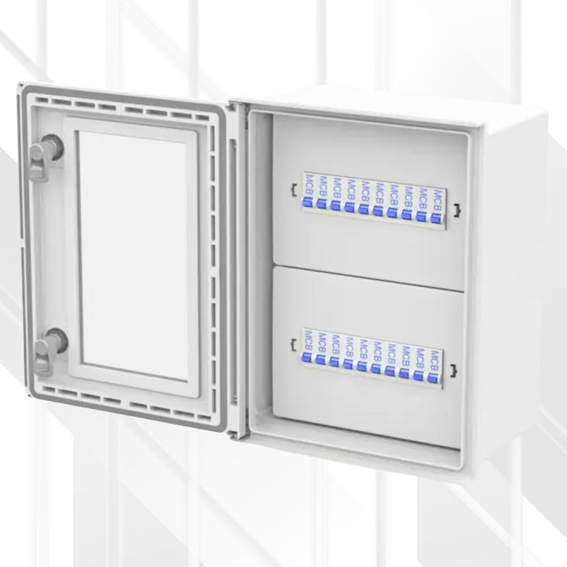 Allbrox 4 Distribution Board 2x10Way (20Way) Kit Only