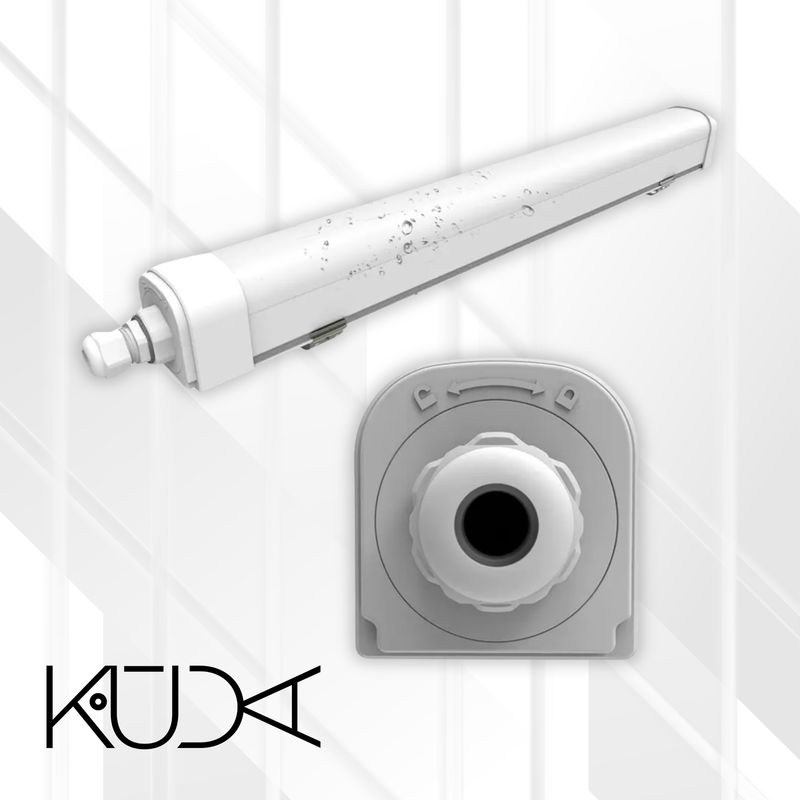 KUDA 4FT Dual-Watt Linkable Tri-Proof IP65 Linear Light 36W/18W