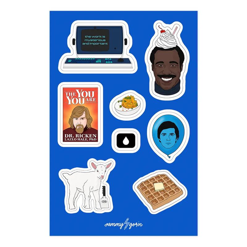 SVR'D Sticker Sheet by Sammy Gorin