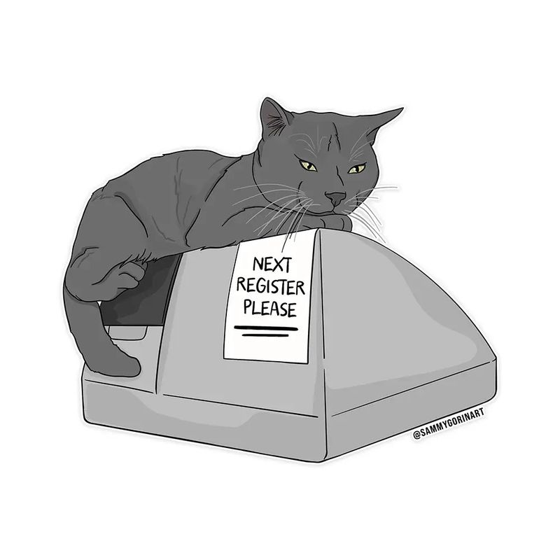 Bodega Cat Sticker by Sammy Gorin