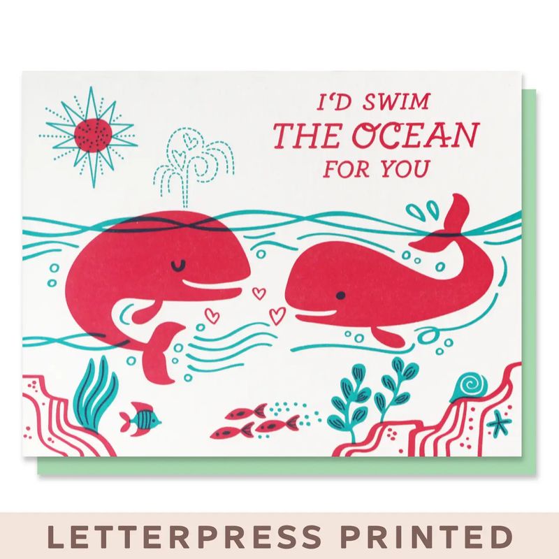 Swim the Ocean Card by Paper Parasol Press