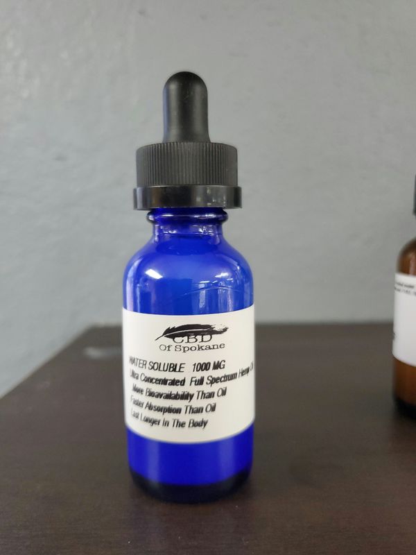 1000 mg Water Soluble, THC Free